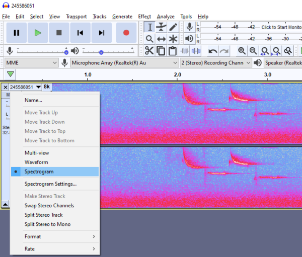 Visualize bird songs with spectrograms - Because Birds
